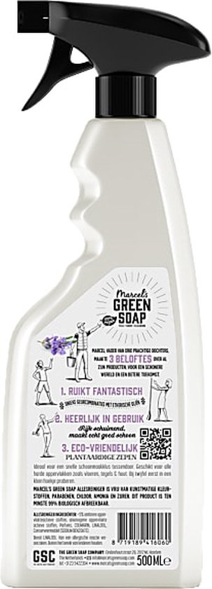 Marcel Green Soap Allesreiniger spray Lavendel & Rozemarijn - 500ML ...