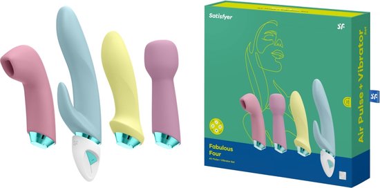 Satisfyer The Fabulous Four - Vibrator - Set Van 4 Vibrators | bol