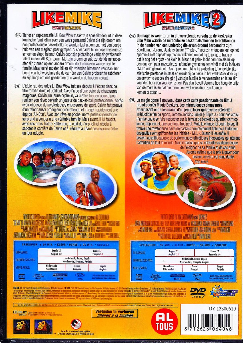 Like Mike 1-2 (Dvd), Enuka Okuma | Dvd's | bol