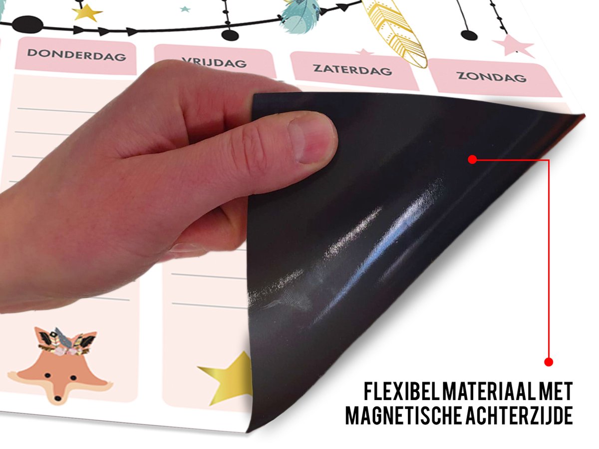 Magnetisch Weekplanner whiteboard (30) - A3 - Planbord - Dagplanner ...