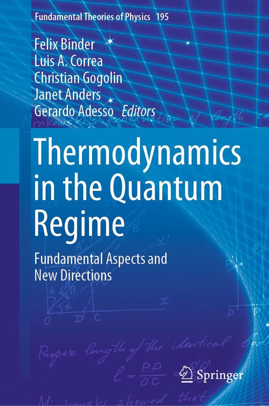 Fundamental Theories of Physics 195 - Thermodynamics in the Quantum Regime (ebook) |... | bol.com