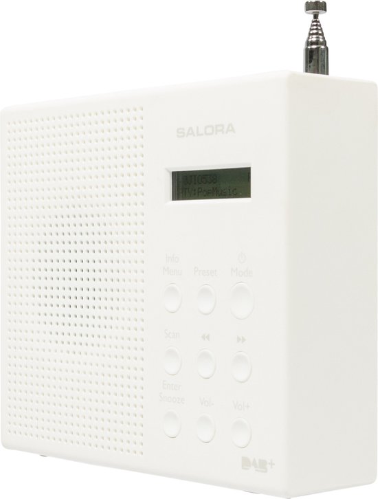 Salora DAB2010FM - DAB+ radio - Wit | bol.com