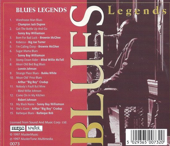 Blues Legends Vol. 1, various artists | CD (album) | Muziek | bol