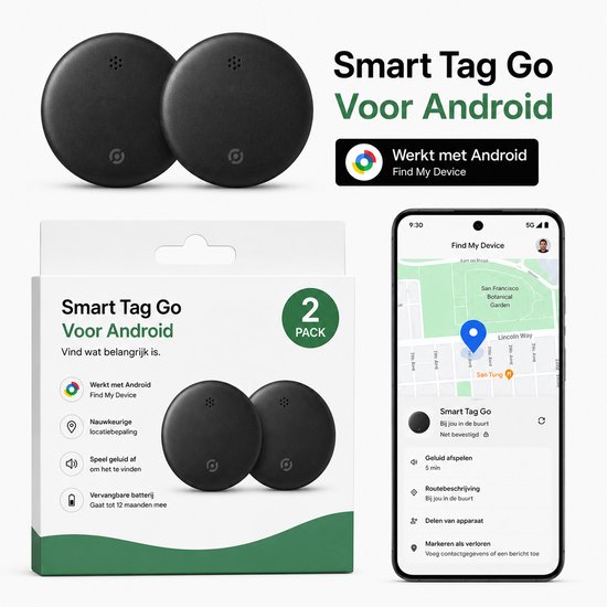 Android GPS Tracker – 2 stuks - Real-time Locatie Volgsysteem – Werkt ...