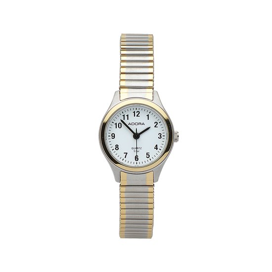 AB6034 – Adora Basis Dameshorloge Bicolor Zilver/Goud 23 mm Quartz 5 ...