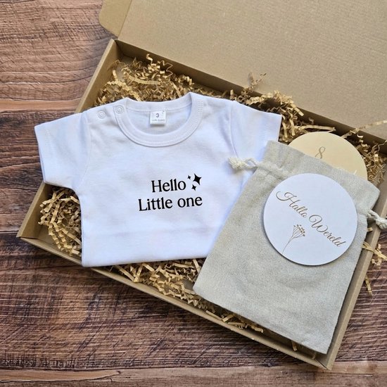 Brievenbus kraamcadeau | t-shirt met mijlpaal | Newborn | bol