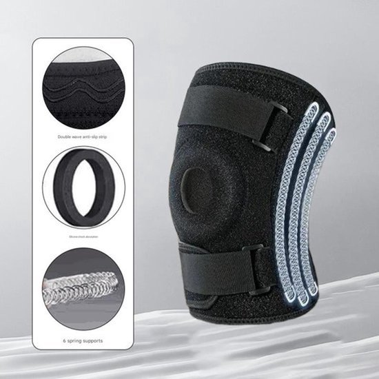 Sportkniebraces in grote maten met verstelbare compressieveren ...