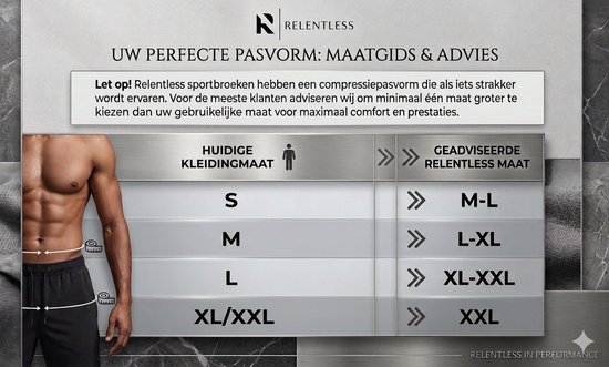 Relentless® Sportbroek Heren - Sportkleding Heren - Fitnessbroek ...