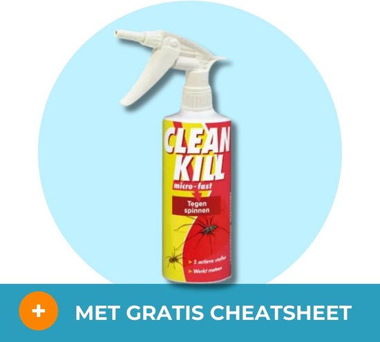 BSI Clean Kill Micro-Fast Spinnen (500 ml) - Spinnen spray - Geurloos ...