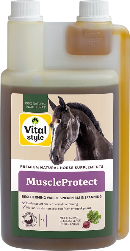 VITALstyle Muscleprotect - Paarden Supplement - Beschermt Spieren Bij ...
