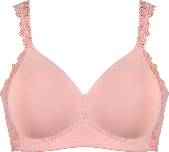 Naturana - Side smoother bh met kant -5675 - Pink Rose - 80B | bol
