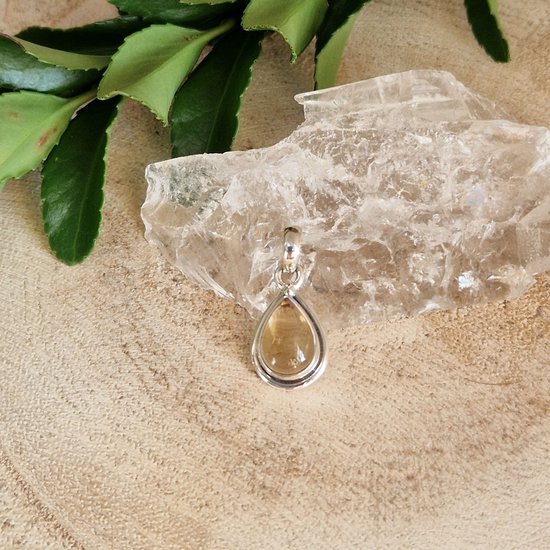 SilverGems Zilveren hanger met Citrien edelsteen | bol