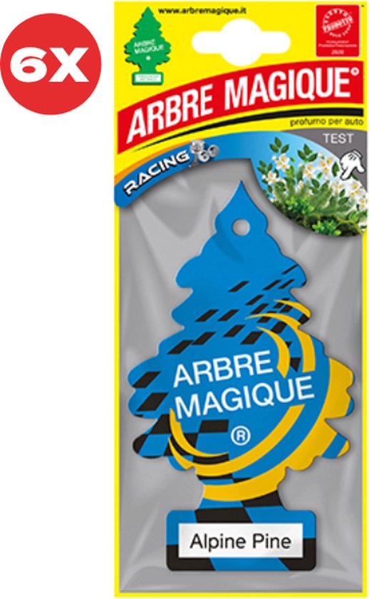 6 stuks Eucalyptus Arbre Magique Geurboom luchtverfrisser voor in de ...