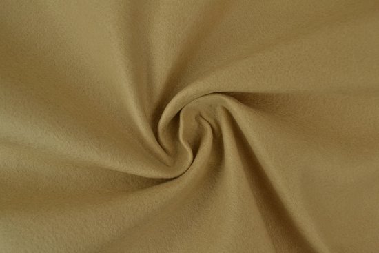 Vilt stof - 1mm dik vilt - 1 meter - Per meter - Donker beige | bol