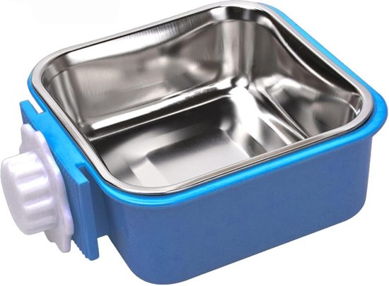 Hangende voederbak afneembare roestvrijstalen voerbak waterbak voor ...