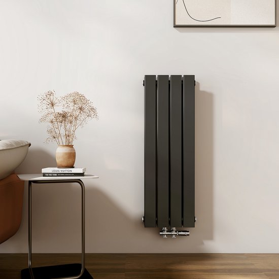 EMKE Radiator - Dubbel-Laags Plat - Mat Zwart - 90x30 cm - 446 W ...