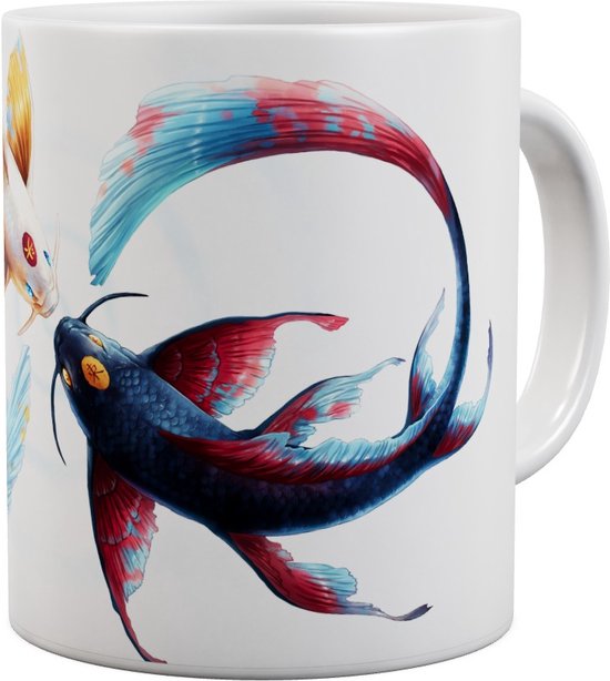 Vissen Koi Eternal Bond - Fish - Mok 440ml 440 | bol