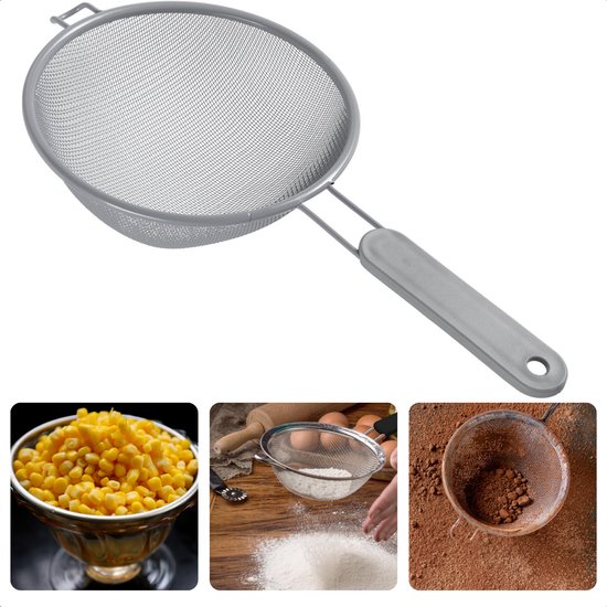 Theezeef Roestvrij Staal - 7 cm - Theefilter - Thee Zeef - Fijne Zeef ...