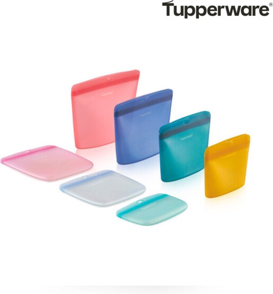 Tupperware Ultimate silicone bags 7-delig | bol