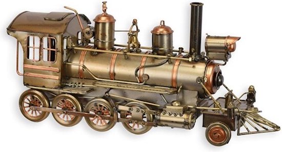 Stoomlocomotief - Miniatuur Stoomtrein - Model Trein - Koper - Blik ...