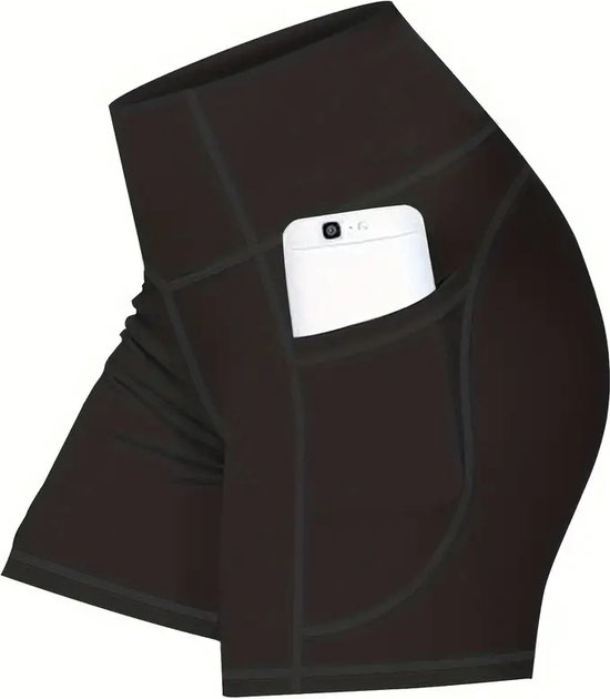 Short - Pocket Legging - Hoge Taille - Dames - Korte Broek ...