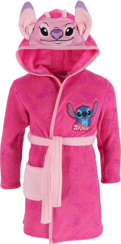 Lilo & Stitch Coral-Fleece Badjas - Maat 98/104 | bol
