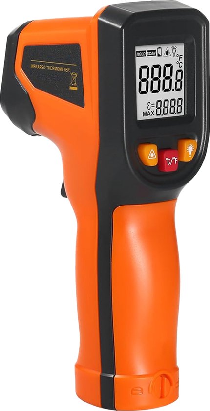 Digitale Infrarood Thermometer - 50°C t/m 400°C - Laserthermometer ...