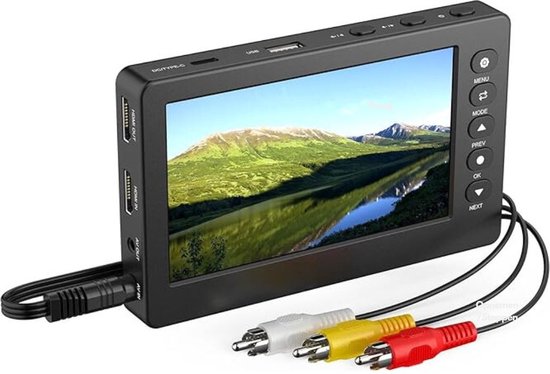 DD® Vhs Videorecorder - Videorecorder - Videobanden Digitaliseren - 15x9x1cm - Zwart | bol