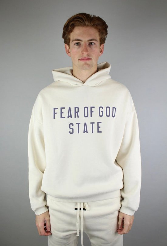 Fear of God Essentials Fleece Hoodie 'Shell'. | bol