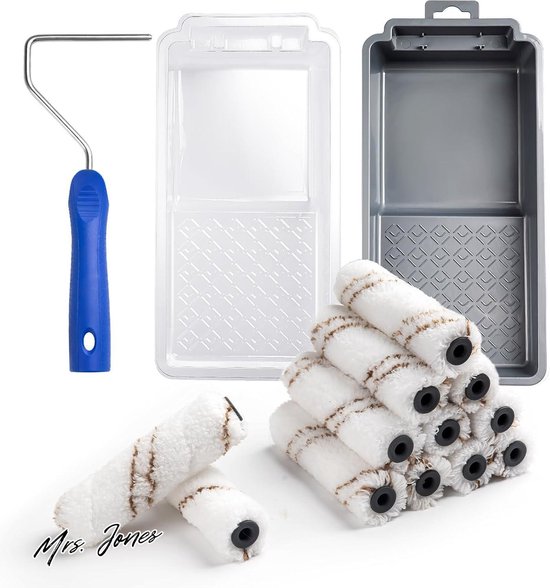 Mrs. Jones Microvezel verfrollerset kleine verfroller 105 cm verfroller ...