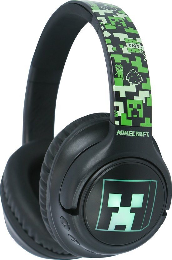 Minecraft - bluetooth koptelefoon - led lights design - microfoon - 50 ...