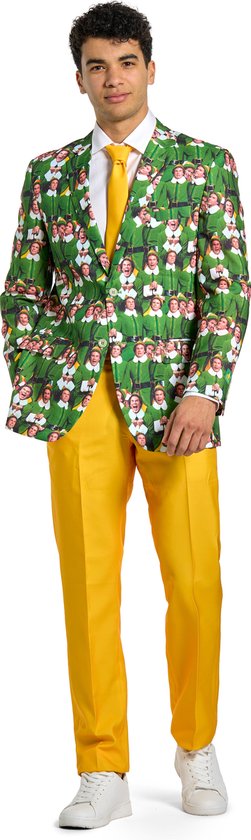 OppoSuits Elf Suit - Heren Pak - Kerstpak - Officieel Elf Kostuum ...
