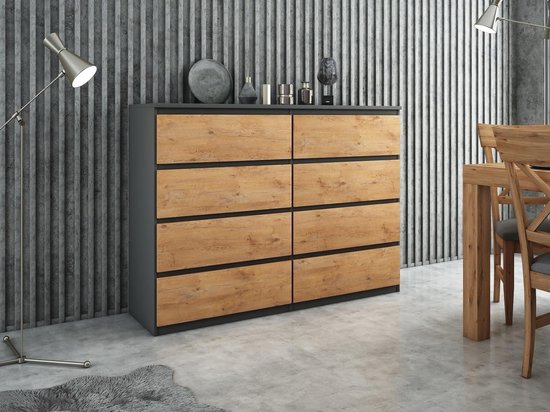 Klassieke Commode met 8 Lades - Elegante Ladekast voor de Slaapkamer ...