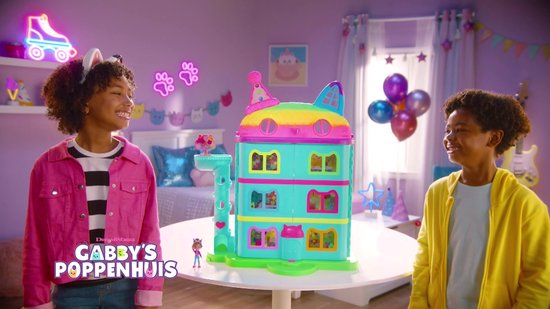 Gabby's Poppenhuis - Feest Poppenhuis - +60cm hoog - vanaf 3 jaar - met ...