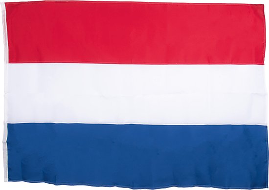 Alberts vlag motief Nederland polyester blauw, rood, wit1500 x 900 mm | bol