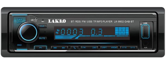 Lakro radio LK-9802-DAB-BT Auto Radio 4x80watt | bol
