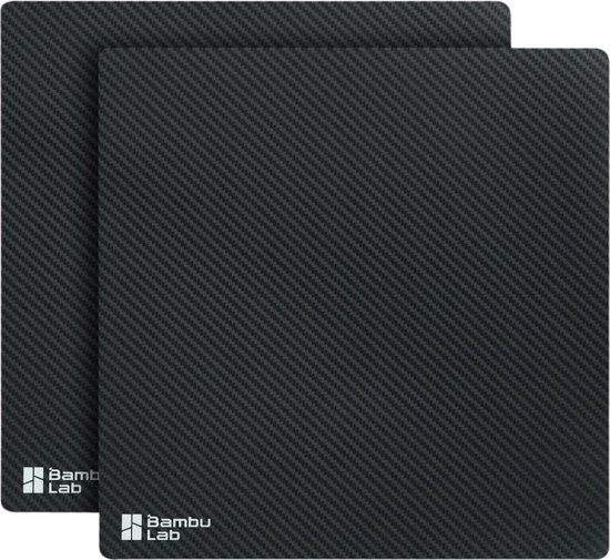 Bambu Lab 3D Effect Carbon Fiber Sheets( 2 stuks) - X1 , P1 & A1 Series ...