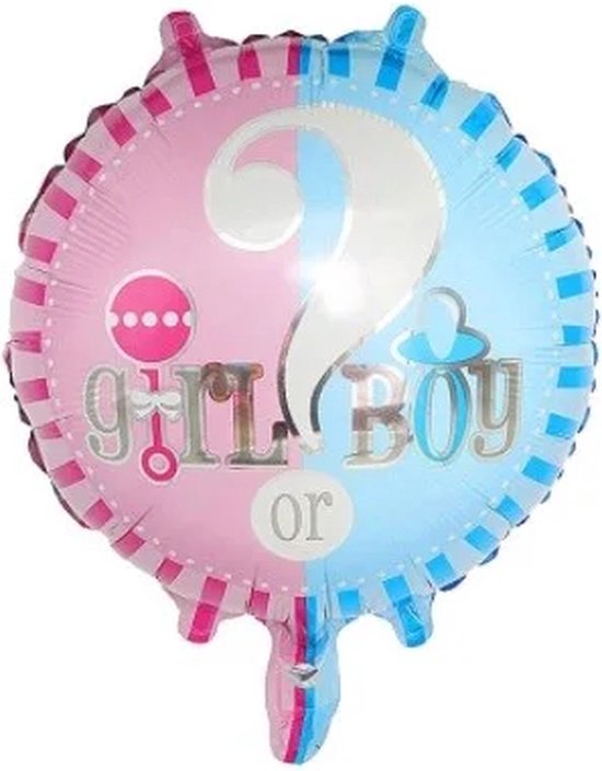 Boy or Girl ballon - 45x45cm - Ballonnen - Baby Shower - Feest - Thema ...