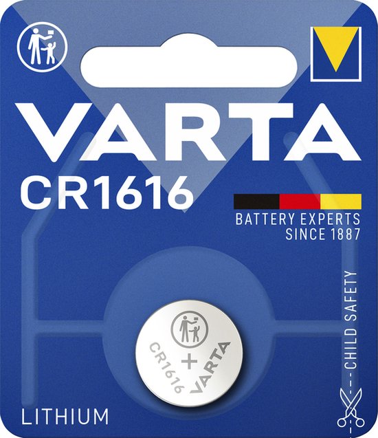 Varta Doos CR1616 3v lithium knoopcel - 10 stuks | bol