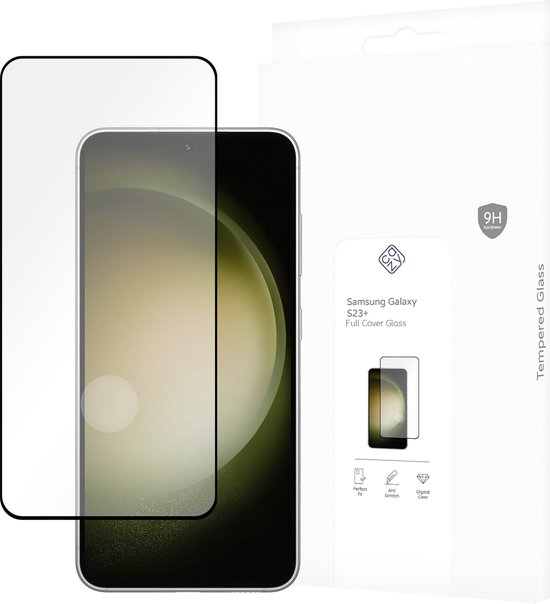 Cazy Full Cover Screenprotector geschikt voor Samsung Galaxy S23+- Gehard Glas | bol