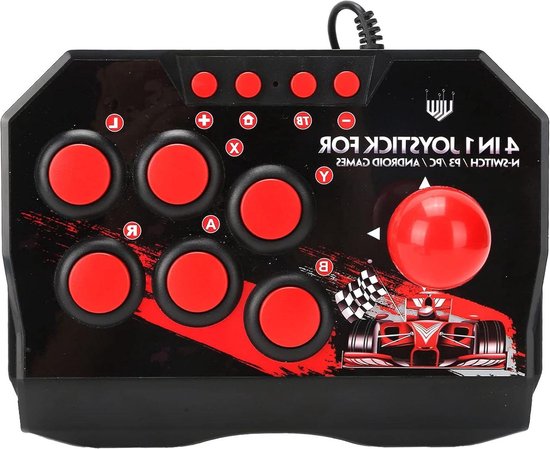 Bekabelde Arcade Fight Stick Joystick - PC Street Fight Controller ...