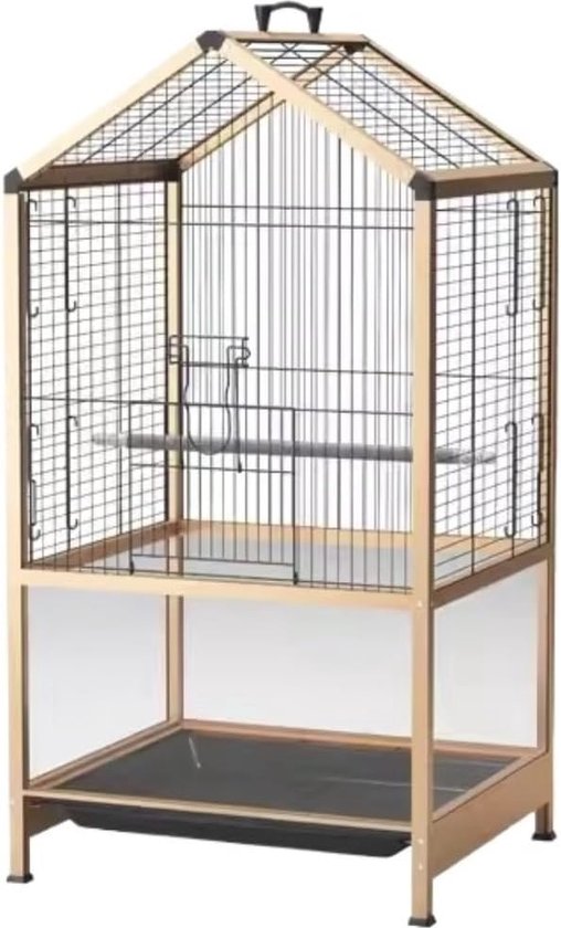 Ruime Vogelkooi Met Bodembak Voor Parkieten, Kanaries En Tortelduifjes ...