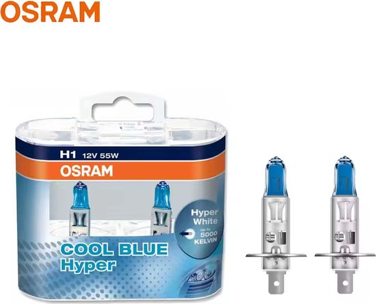 Osram Cool Blue Hyper White Halogeenlamp H11 - 12V - 55W - Wit/IJsblauw ...