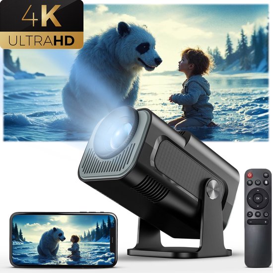 Runtaro - Mini Beamer - Mini Projector - 1920x1080P Full HD - 4K ...
