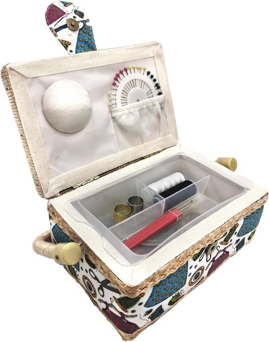 Naaidoos met naai-accessoires en vakken - Organiseer je naai-en ...