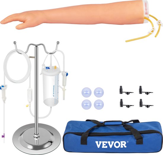 VEVOR Aderlaten Praktijk Kit, 12-Delige Injectie Van Ader Venapunctie ...