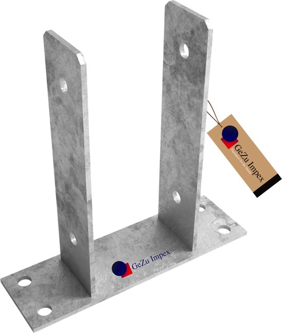 U Post Support Bracket or Base 121x200x50x60x4 mm | bol