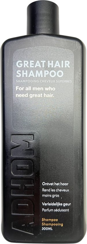 ADHOM Great Hair Shampoo 300ml vet haar | bol