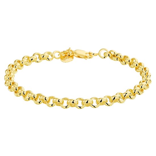 Zilgold Collier goud met zilveren kern Jasseron 5,0 mm 45 cm | bol