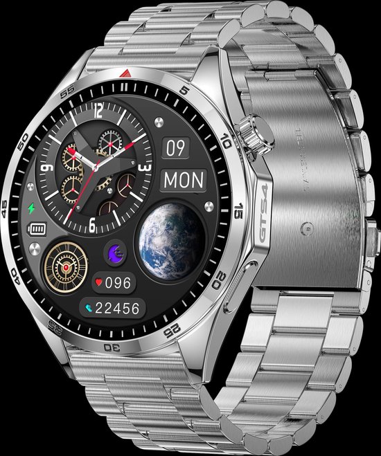 2024 Smartwatch voor Mannen - GPS Tracker, 1.5 Inch 360° HD Scherm ...